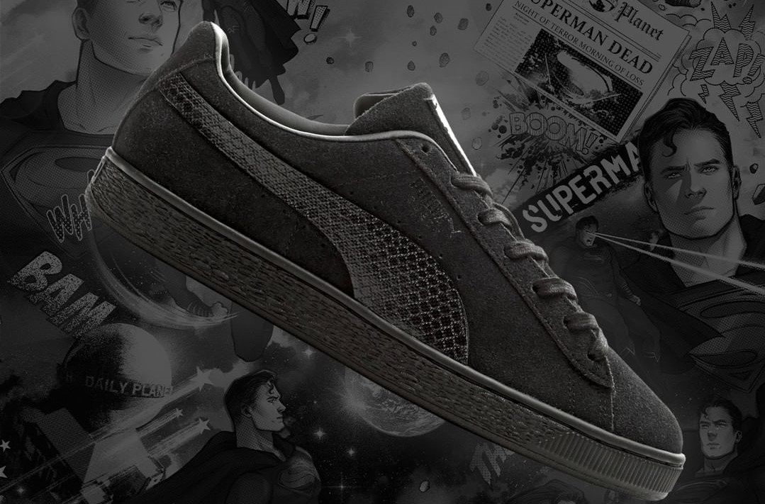 PUMA Suede x DC Comics 'Superman Black Suit' | Desempacados