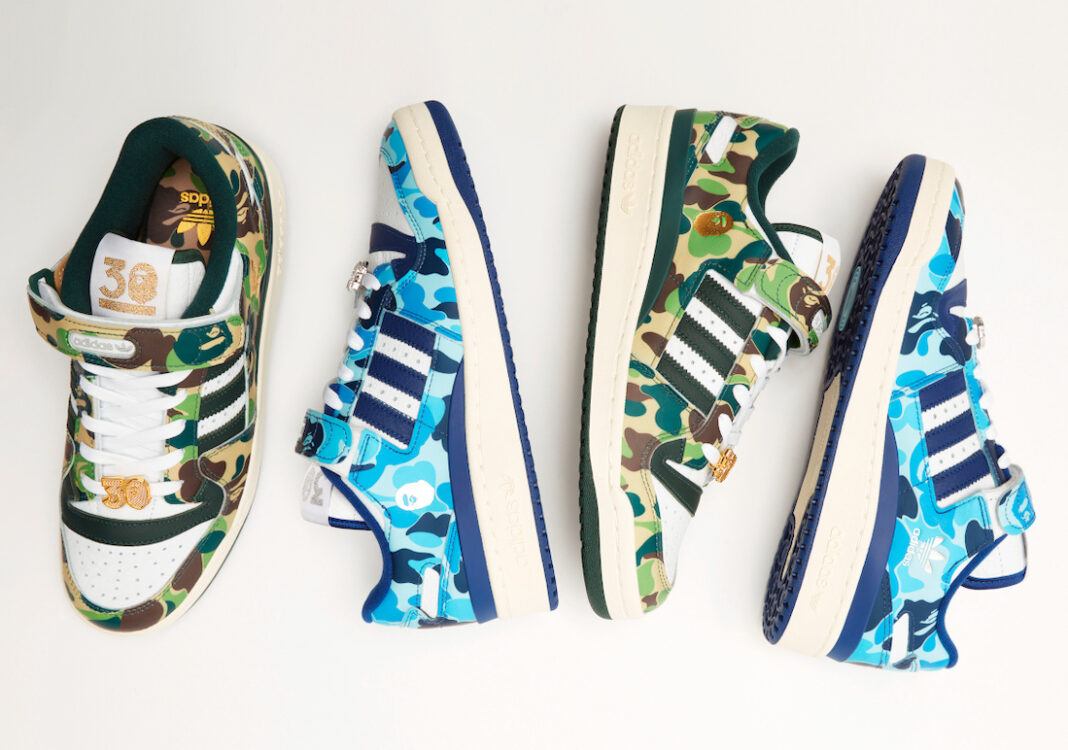 Conoce el BAPE x adidas Forum 84 Low “30th Anniversary”⁠ | Desempacados